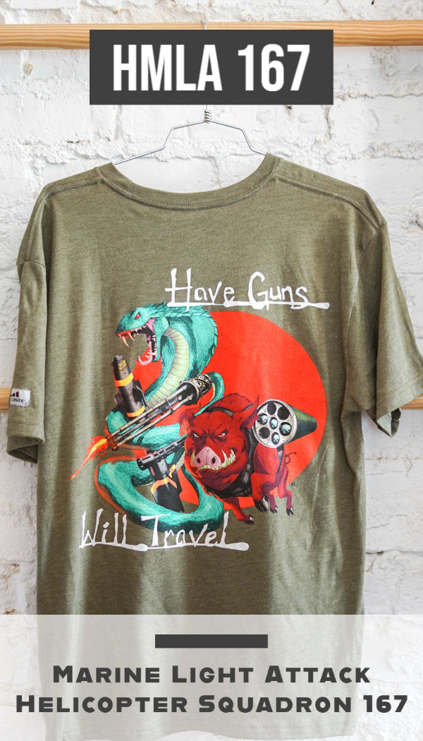 Serving Those Who Have Served Us: HMLA-167 – Port City Apparel